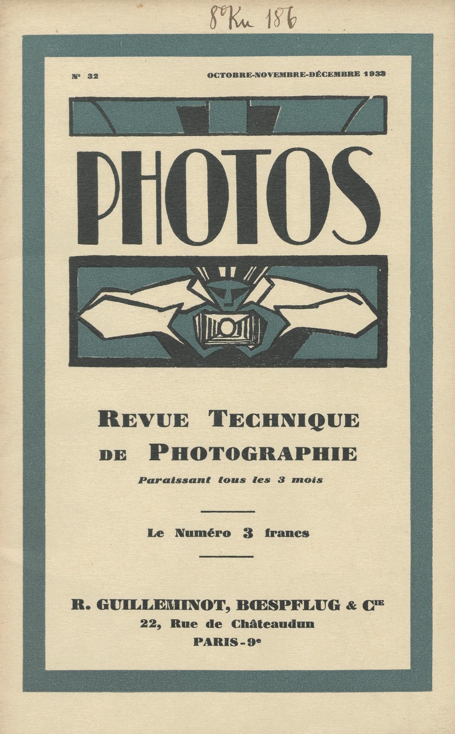 P1048.32 - N°32. Octobre-Novembre-Décembre 1932 - Photos : Revue ...